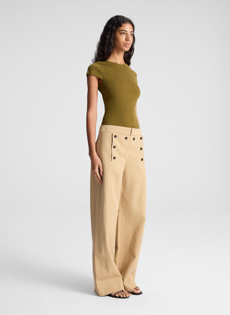 A.L.C. Sam Fine Cotton Knit Top | ALCltd.com